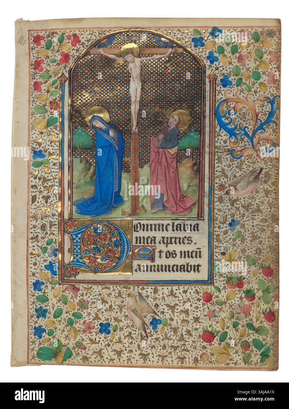 This manuscript illumination from circa 1460, attributed to the Master of the Troyes Missal ...