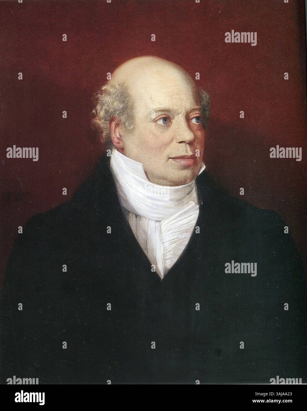 This 1853 portrait by Moritz Daniel Oppenheim depicts Nathan Mayer ...