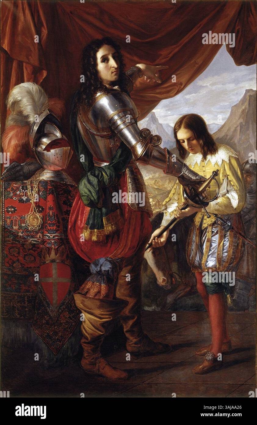 This 17th-century portrait represents Duke Vittorio Amedeo II of Savoy ...