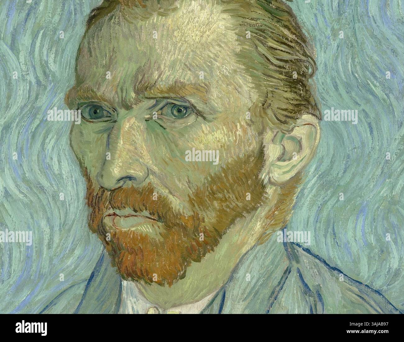 Vincent van Gogh’s self-portrait from 1889, housed in the Musée d'Orsay ...