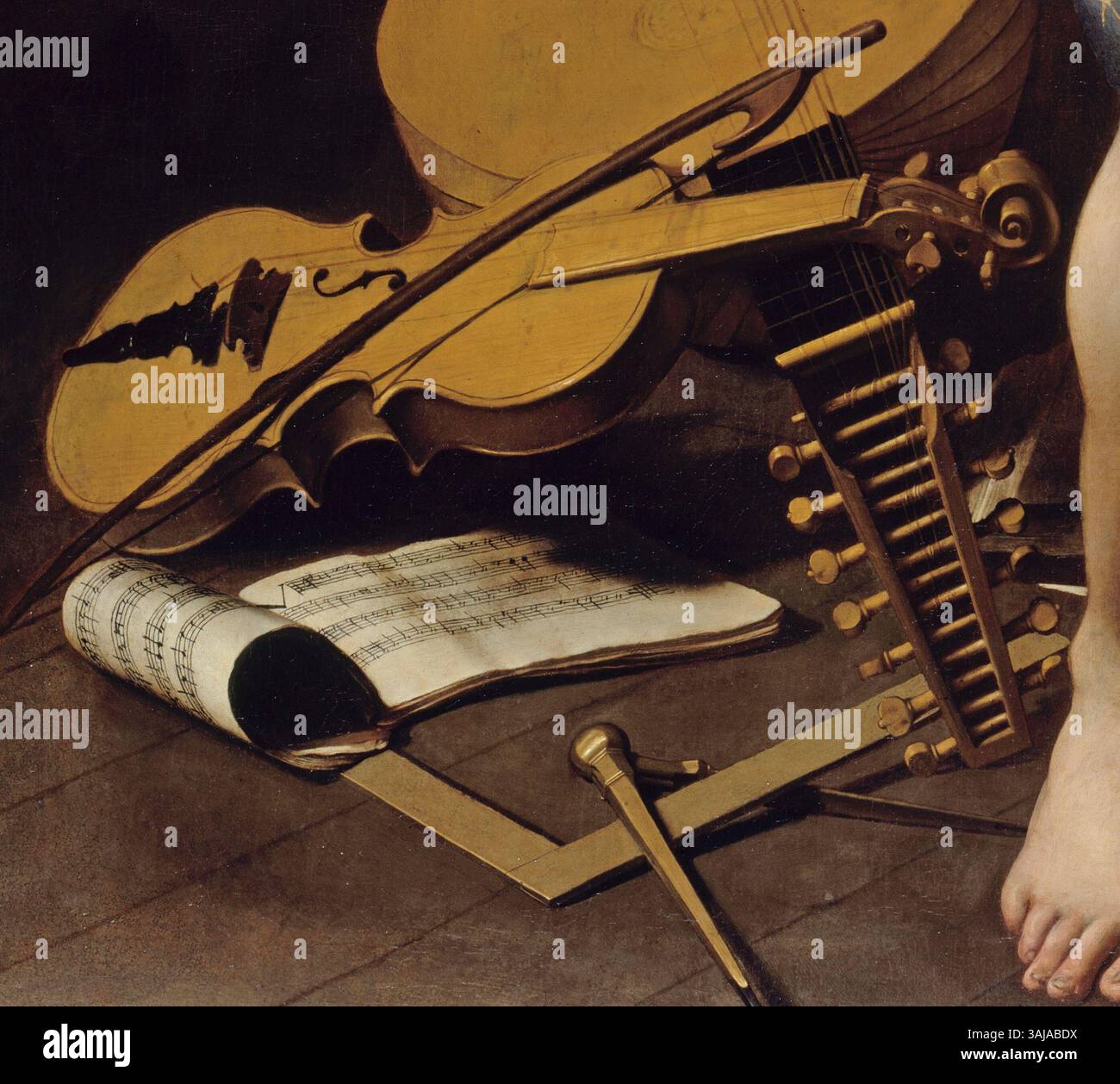 Caravaggio's 'Cupid as Victor' (1601-1602) features the mythological ...