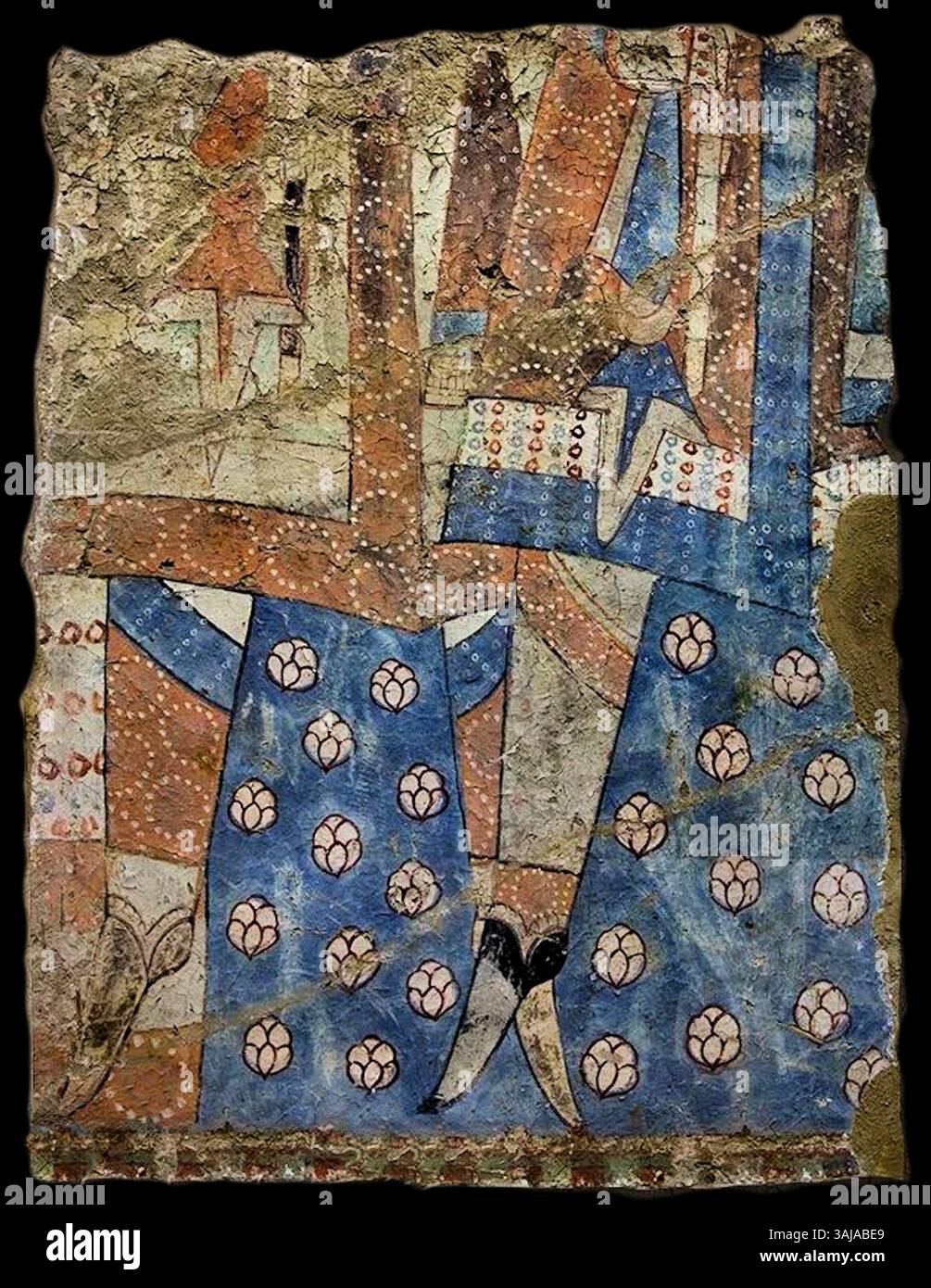 This image showcases the swordbearer's uniform detail from Cave 199 ...