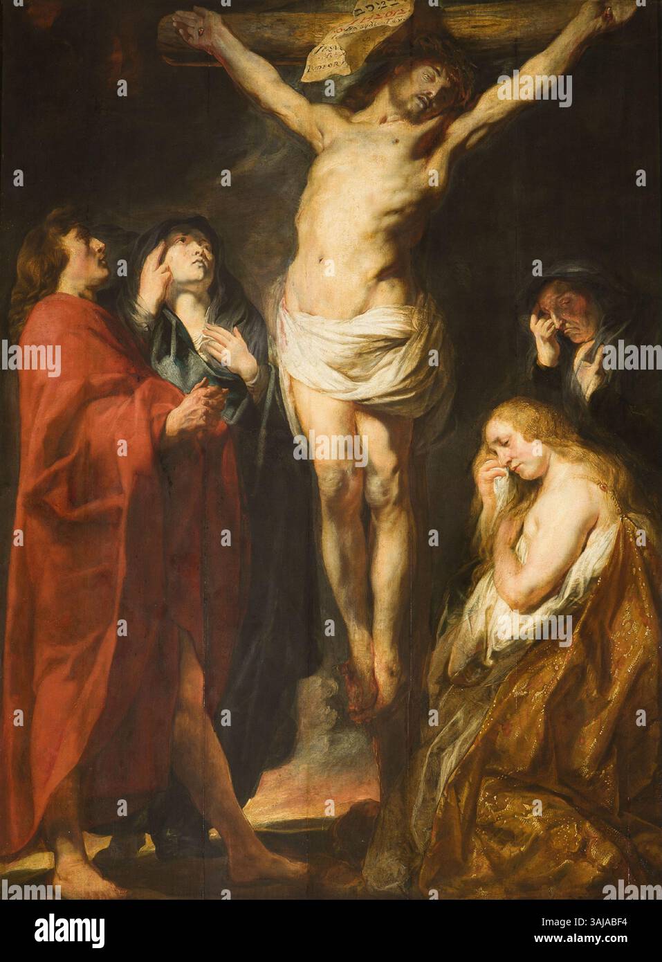 Jacob Jordaens’ 'Crucifixion of Jesus' (1618) depicts the moment of Christ’s crucifixion in ...