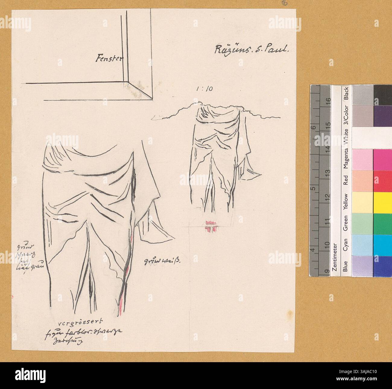 This 1903 illustration by Johann Rudolf Rahn depicts sections of wall ...