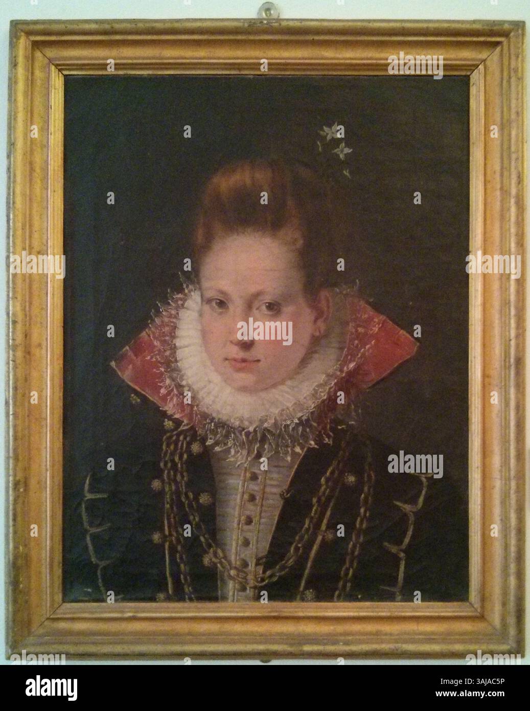 This 17th-century Baroque portrait by an unidentified artist depicts ...