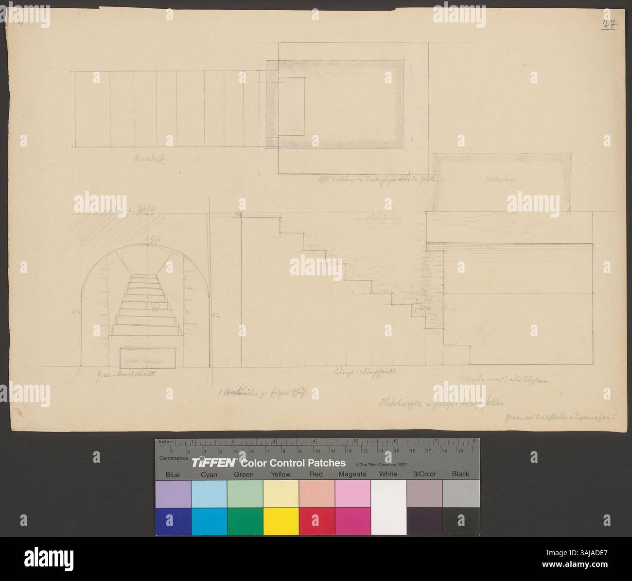 Depicts the descent into the Habsburg family crypt located in the ...