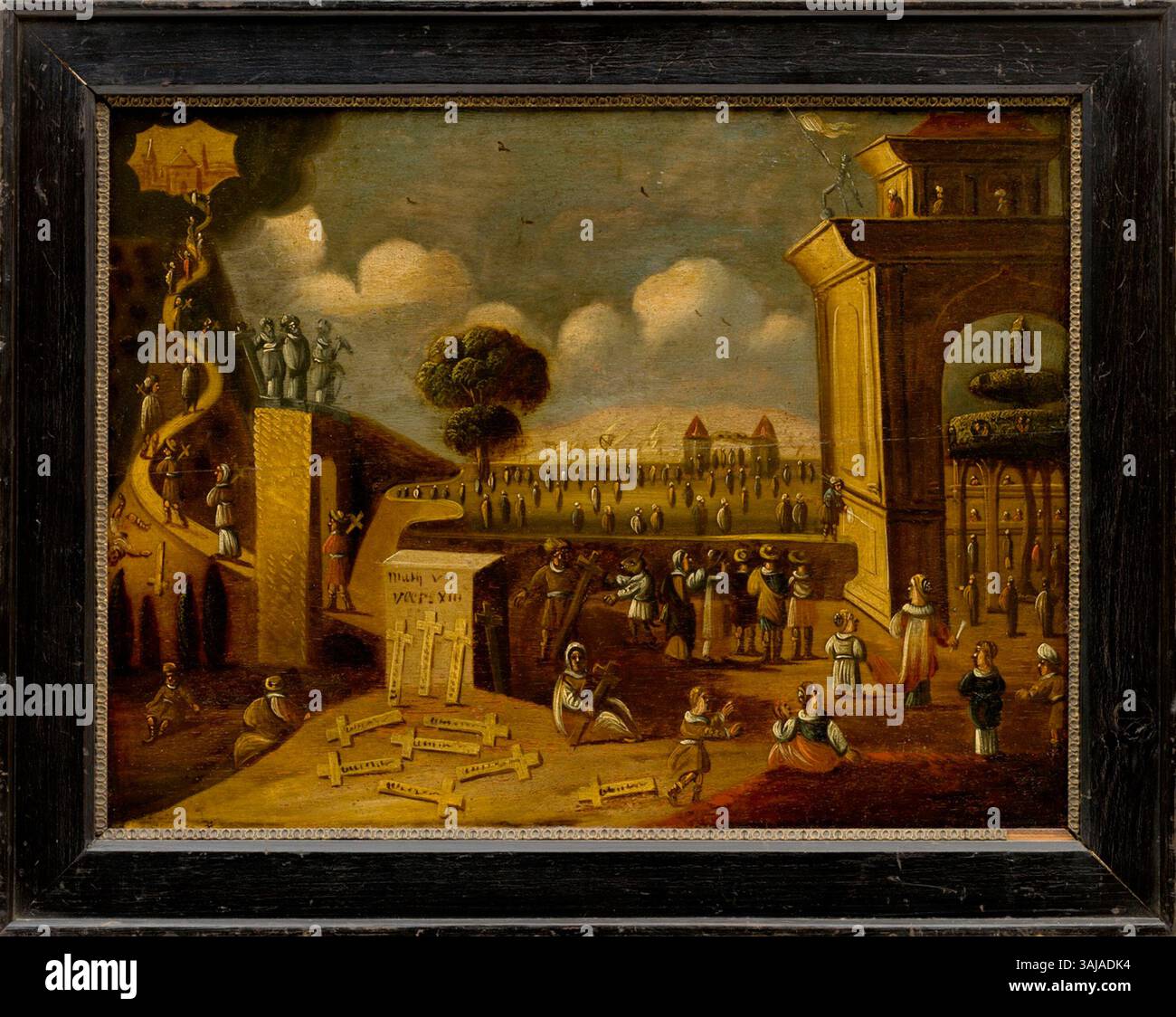 This 16th-century religious painting, in the manner of Jan Micker ...