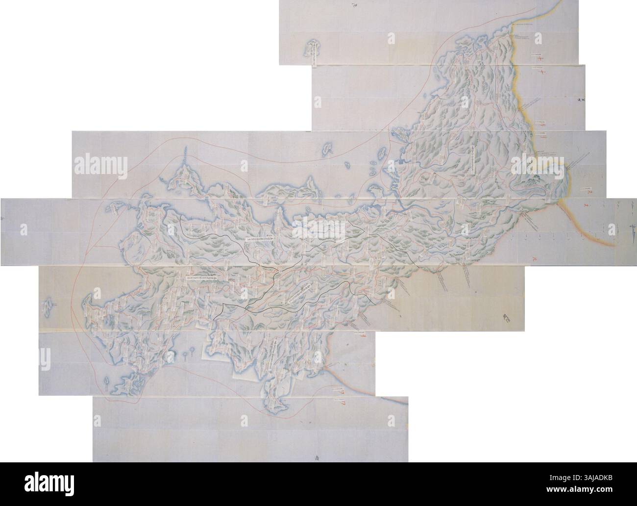 Edo period map hi-res stock photography and images - Alamy