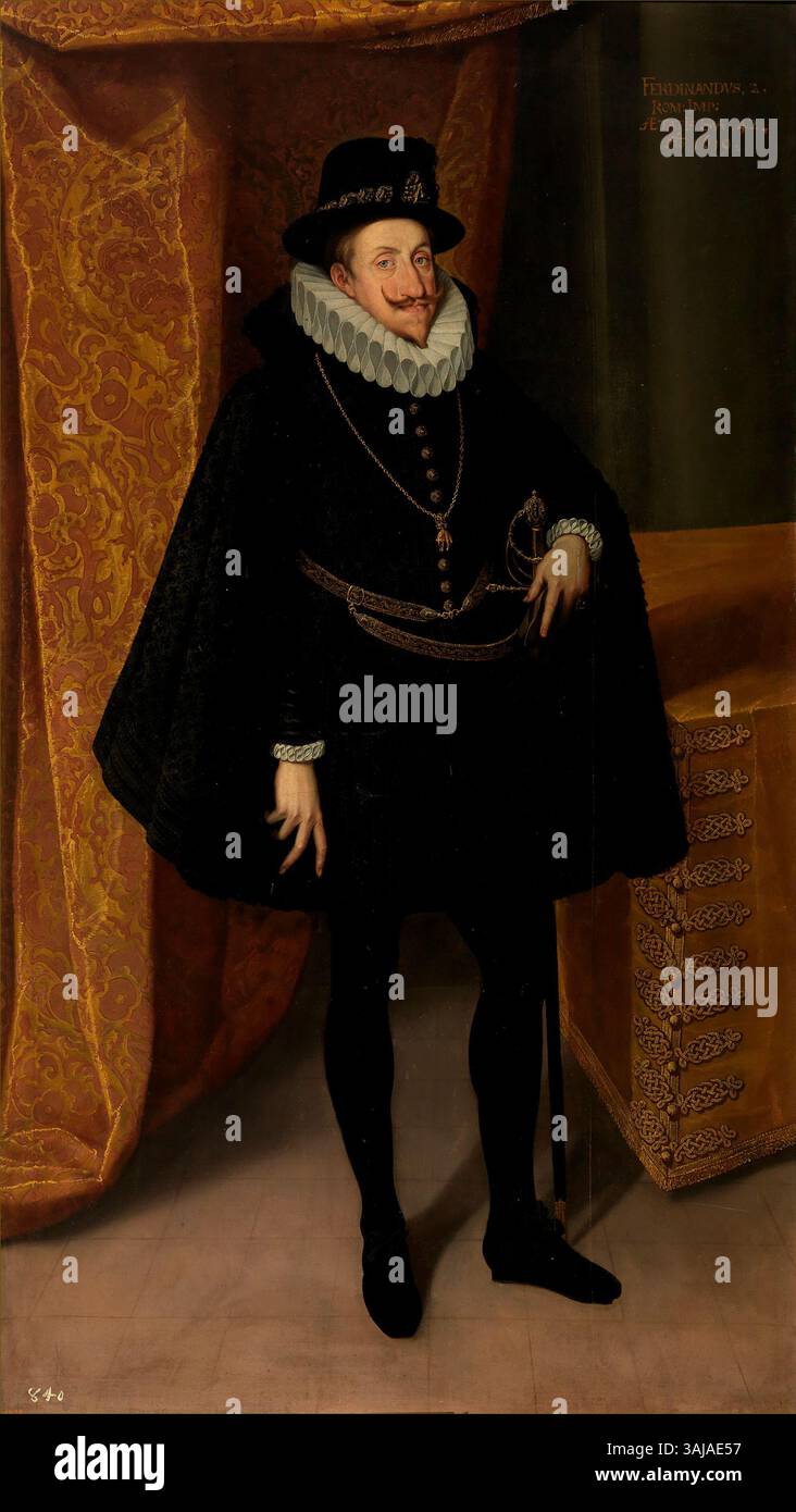 This portrait of Ferdinand II, Holy Roman Emperor, painted by Giovanni ...