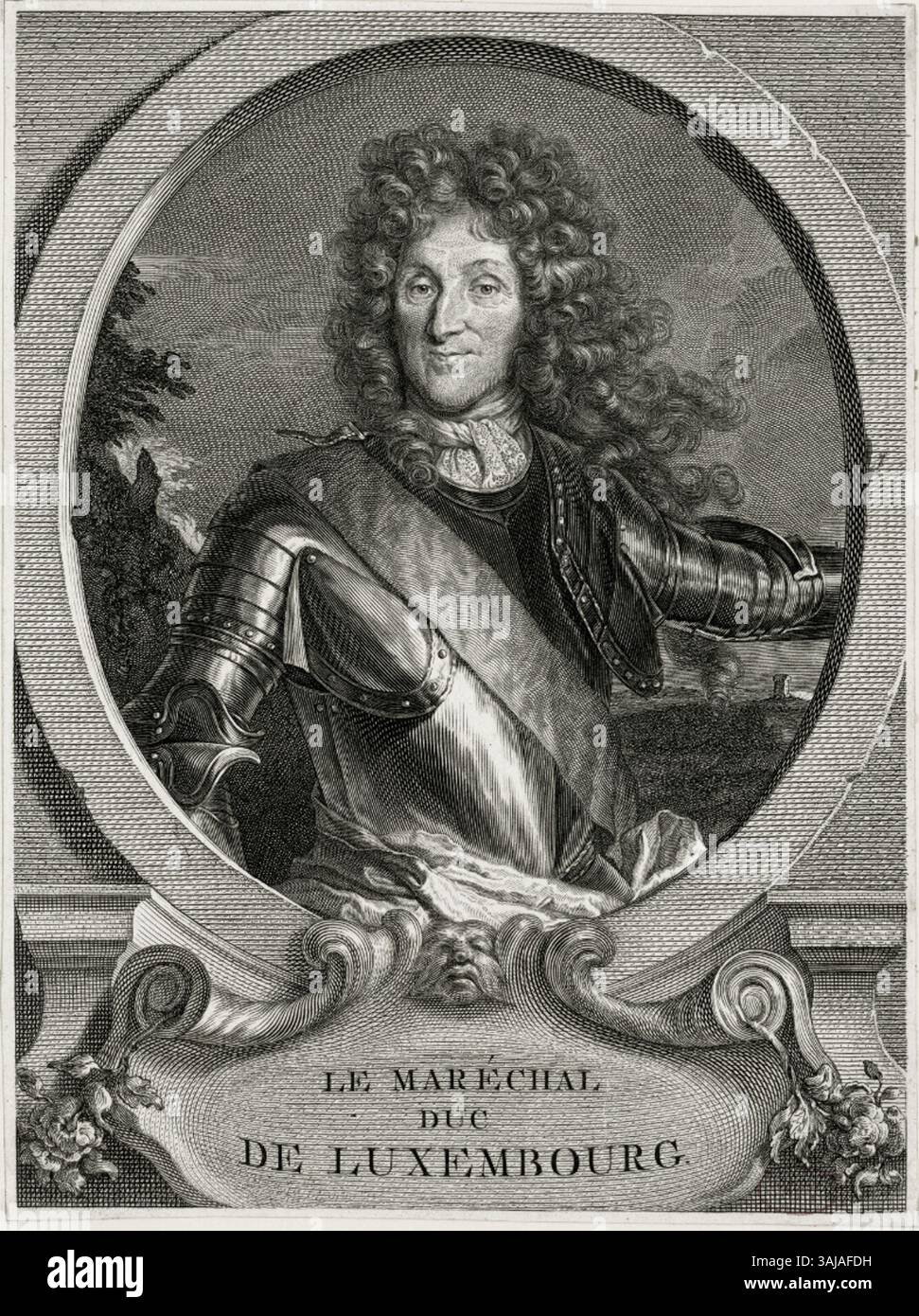 Engraving after Hyacinthe Rigaud’s portrait of François-Henri de ...