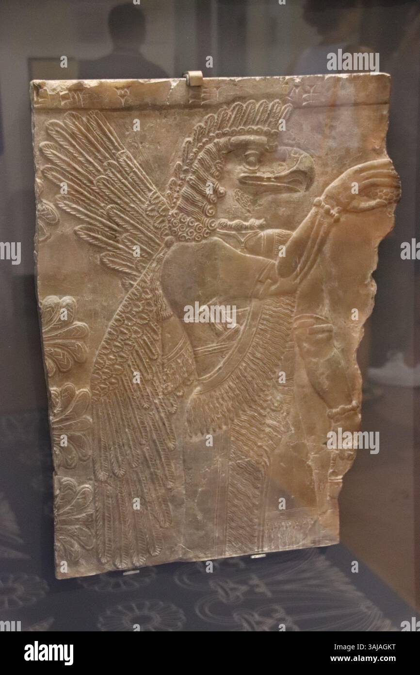 This photograph from the Ancient Assyria exhibit at the Naples ...