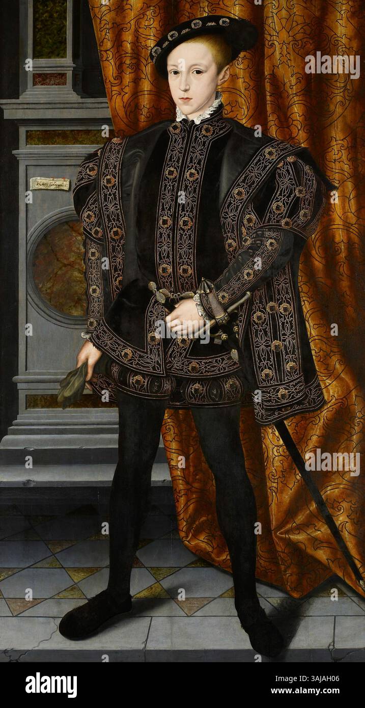This portrait of Edward VI, attributed to William Scrots, dates around ...