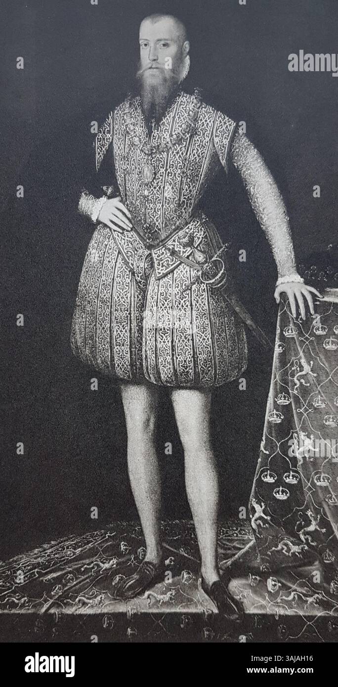 Portrait of Erik XIV, created by Steven van der Meulen, capturing the ...