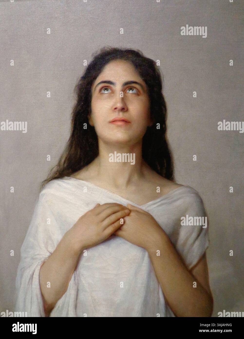 Jean Benner’s 1890s painting titled 'Ecstasy' is an oil on canvas ...