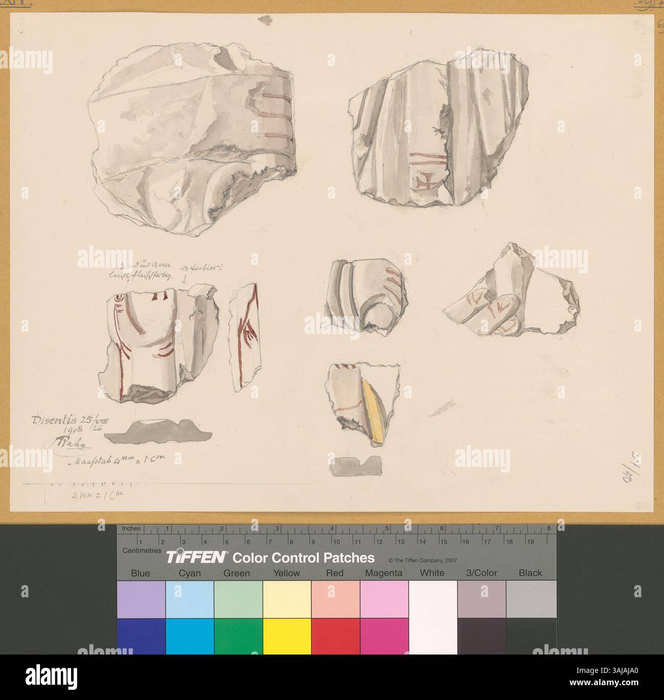 The image depicts the remnants of earlier buildings of the St. Martin ...