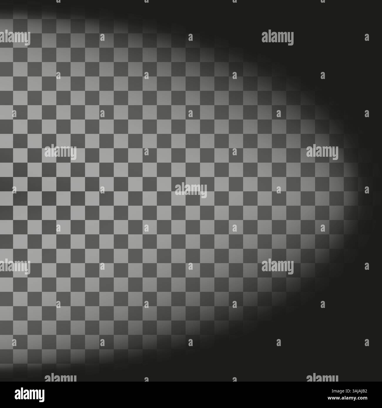Horizontal lighting overlay. Light gradient shape. Transparent ...