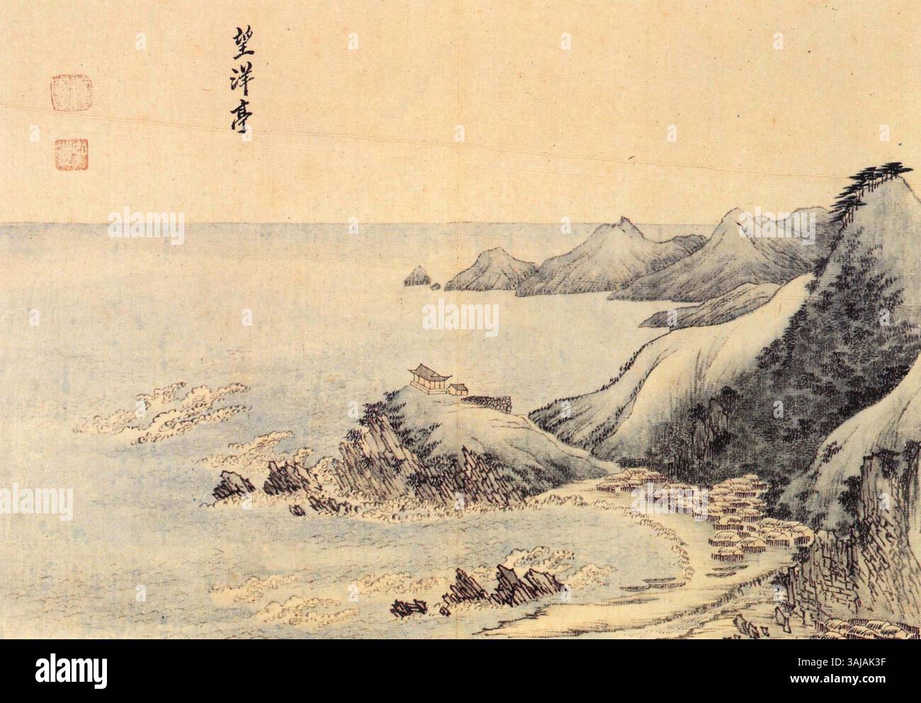 This 1788 album by Kim Hong-do showcases the landscapes around Mt ...