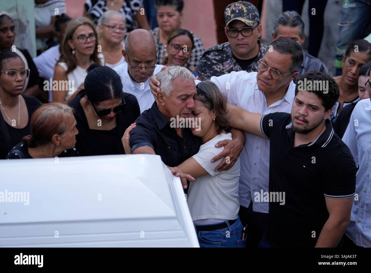 Family and friends attend the funeral of Marilenny Pilarte who died at ...
