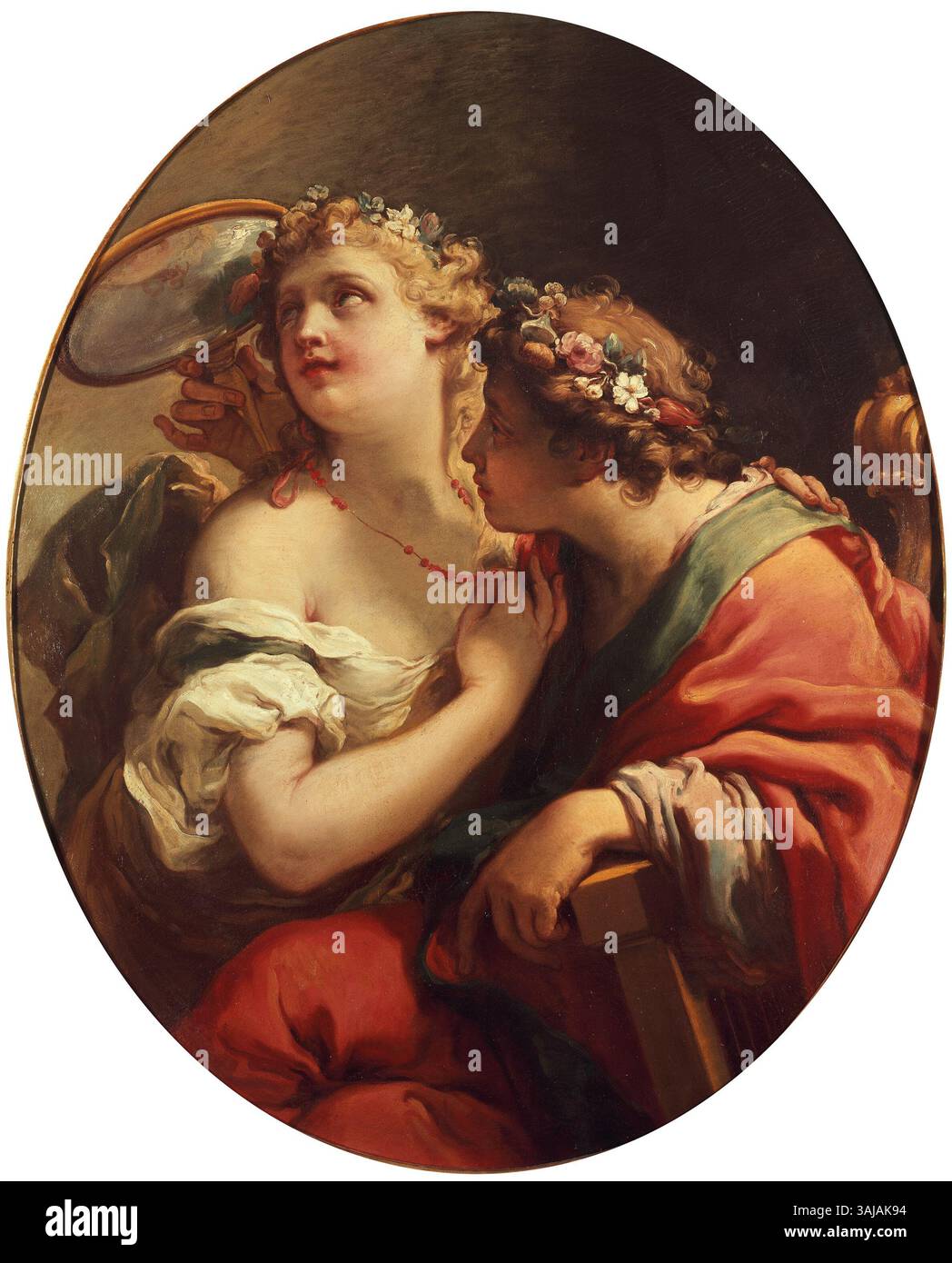 Gaetano Gandolfi’s 'Allegory of Beauty' (circa 1779) is an oil on ...