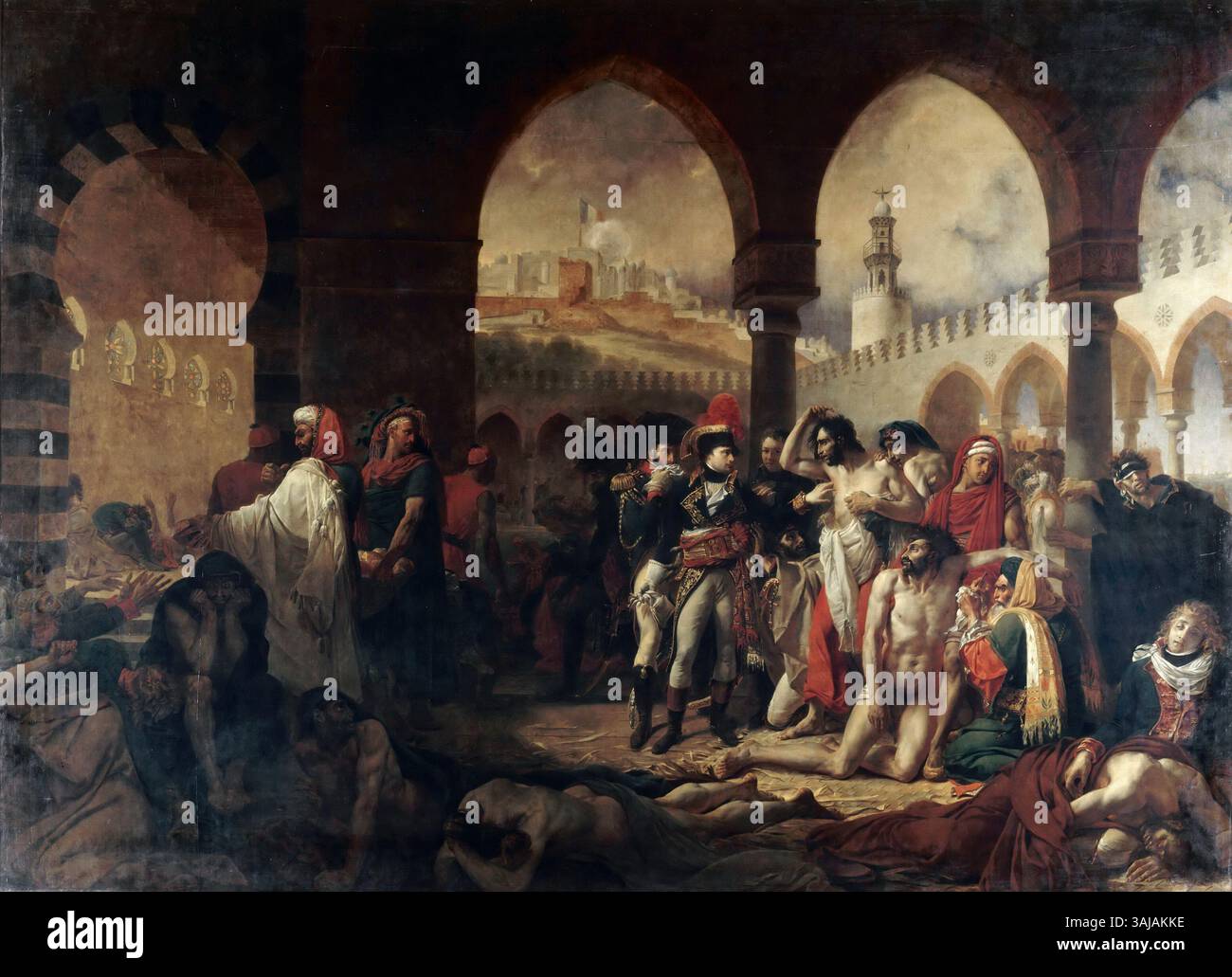 This 1804 painting by Antoine-Jean Gros portrays Napoleon Bonaparte ...