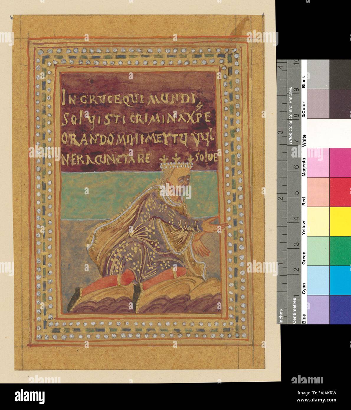 Johann Rudolf Rahn copied an excerpt from the prayer book of Charles ...