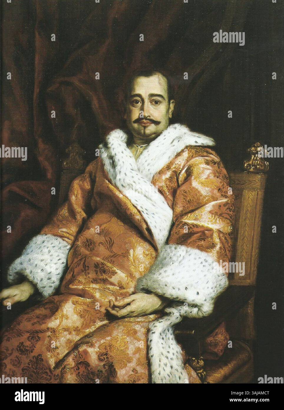 This 17th-century oil painting by Jacob Ferdinand Voet depicts Cardinal ...