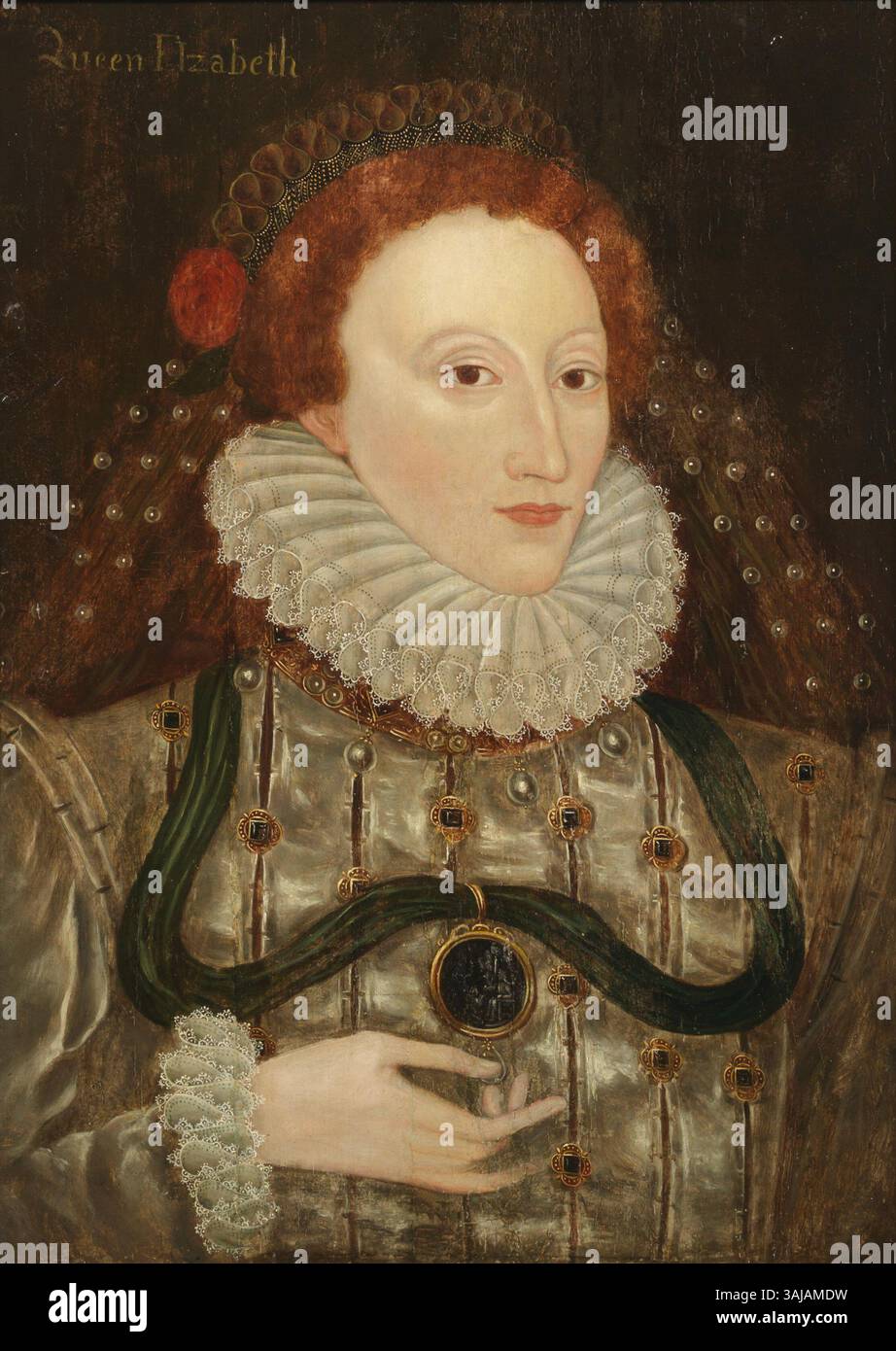 This 16th-century portrait of Queen Elizabeth I shows the monarch ...