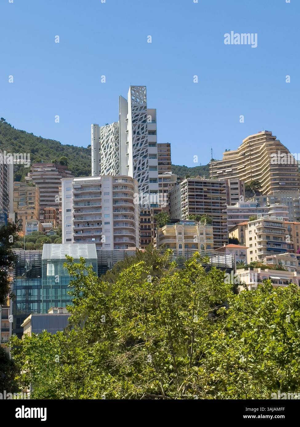 Principality of Monaco, France - July 9, 2024: Modern high-rise ...