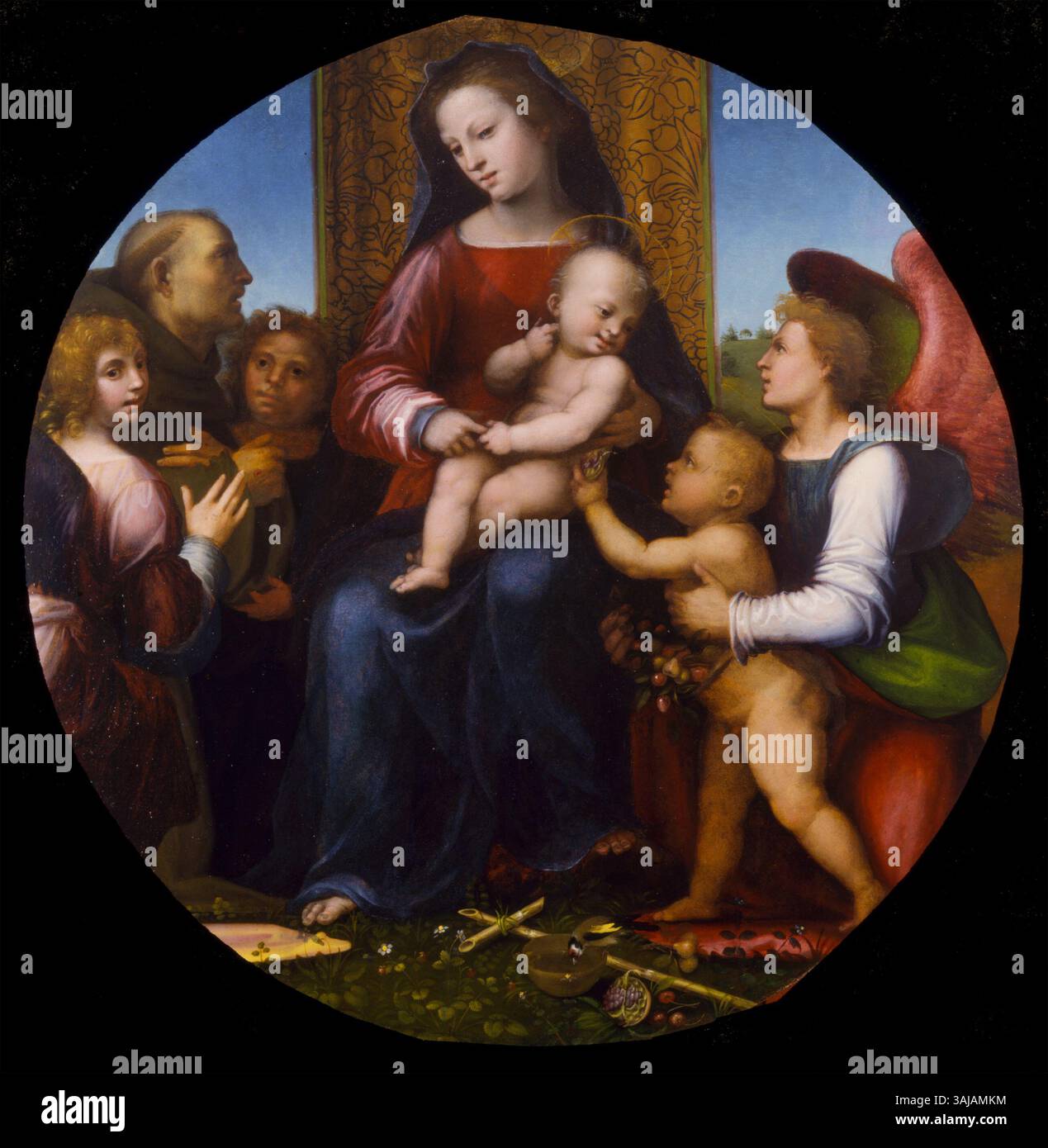 Attributed to Fra Bartolommeo, this circa 1510 painting features the ...
