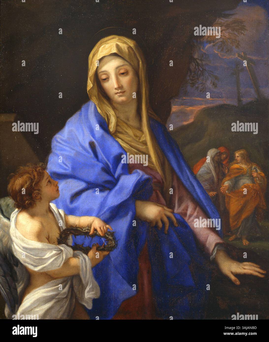 This late 17th-century painting by Carlo Maratta depicts the Virgin ...
