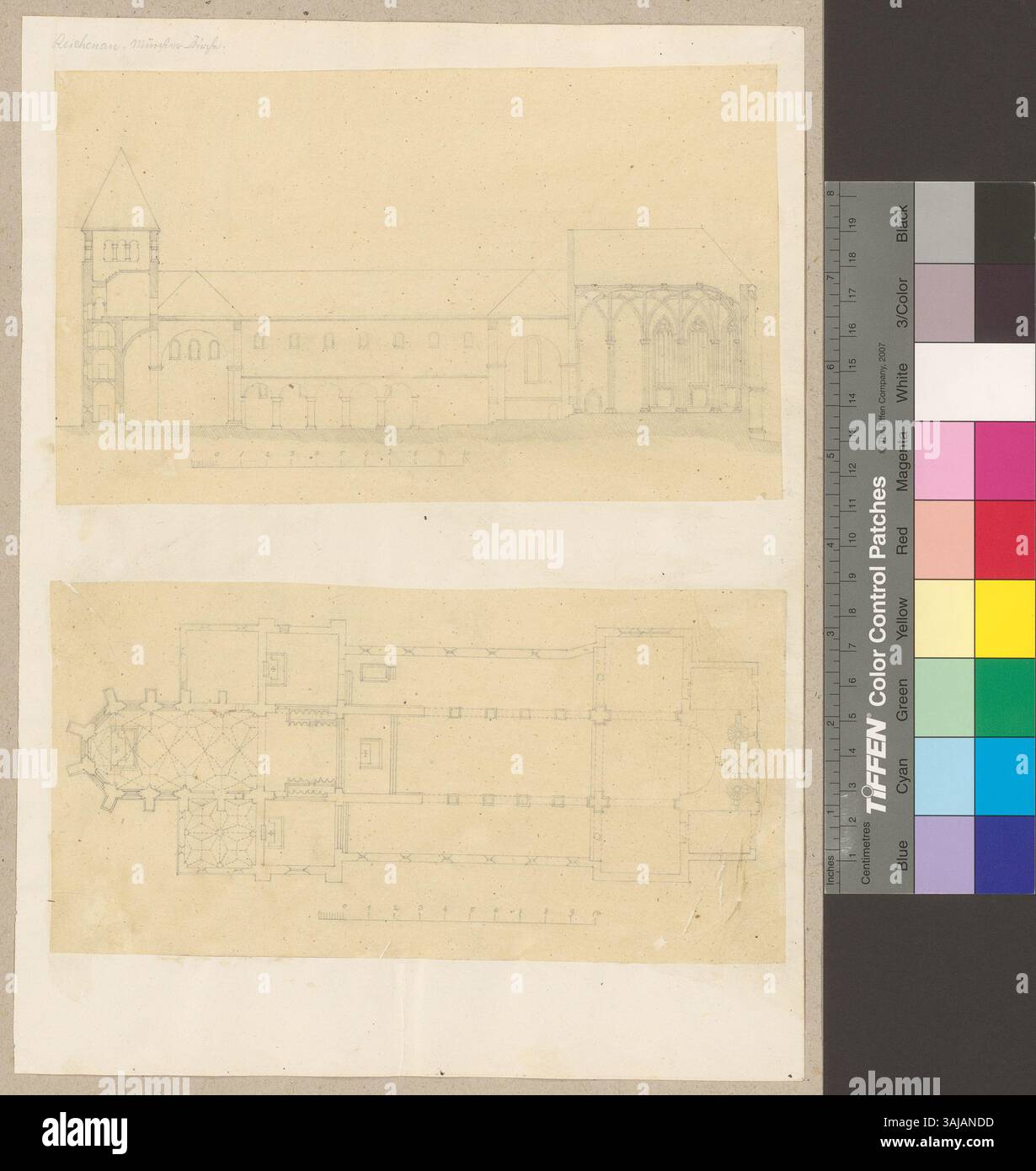 This 1862 illustration by Johann Rudolf Rahn shows the longitudinal ...