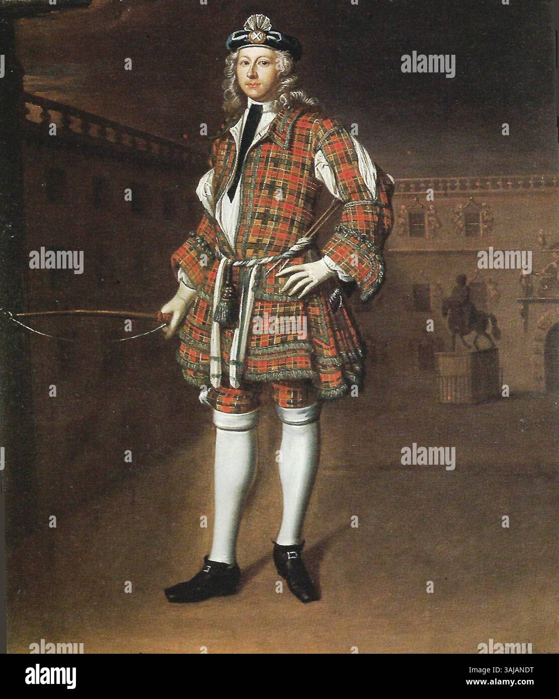 This full-length portrait from 1715 by Richard Waitt depicts Sir ...