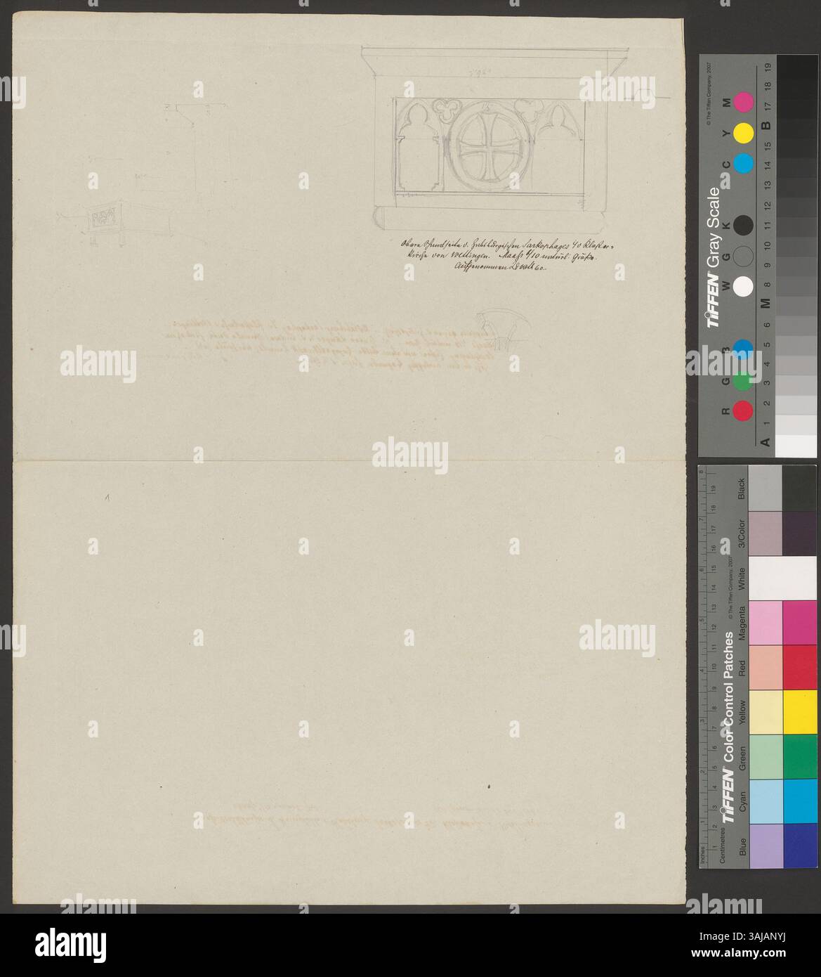 This drawing by Johann Rudolf Rahn from 1860 depicts the tomb of Count ...