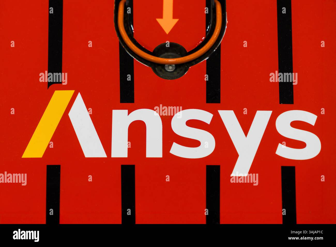 Detroit, Michigan, USA - January 16, 2025: Signage of Ansys Inc. on a ...