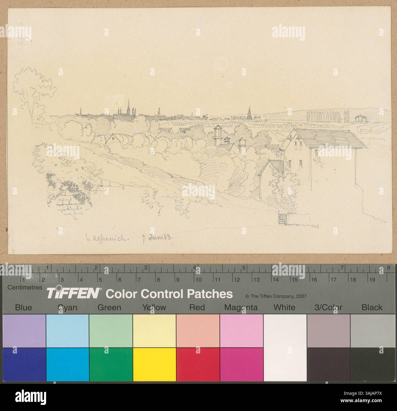 The image by Johann Rudolf Rahn from 1863 depicts B. Kessenich ...