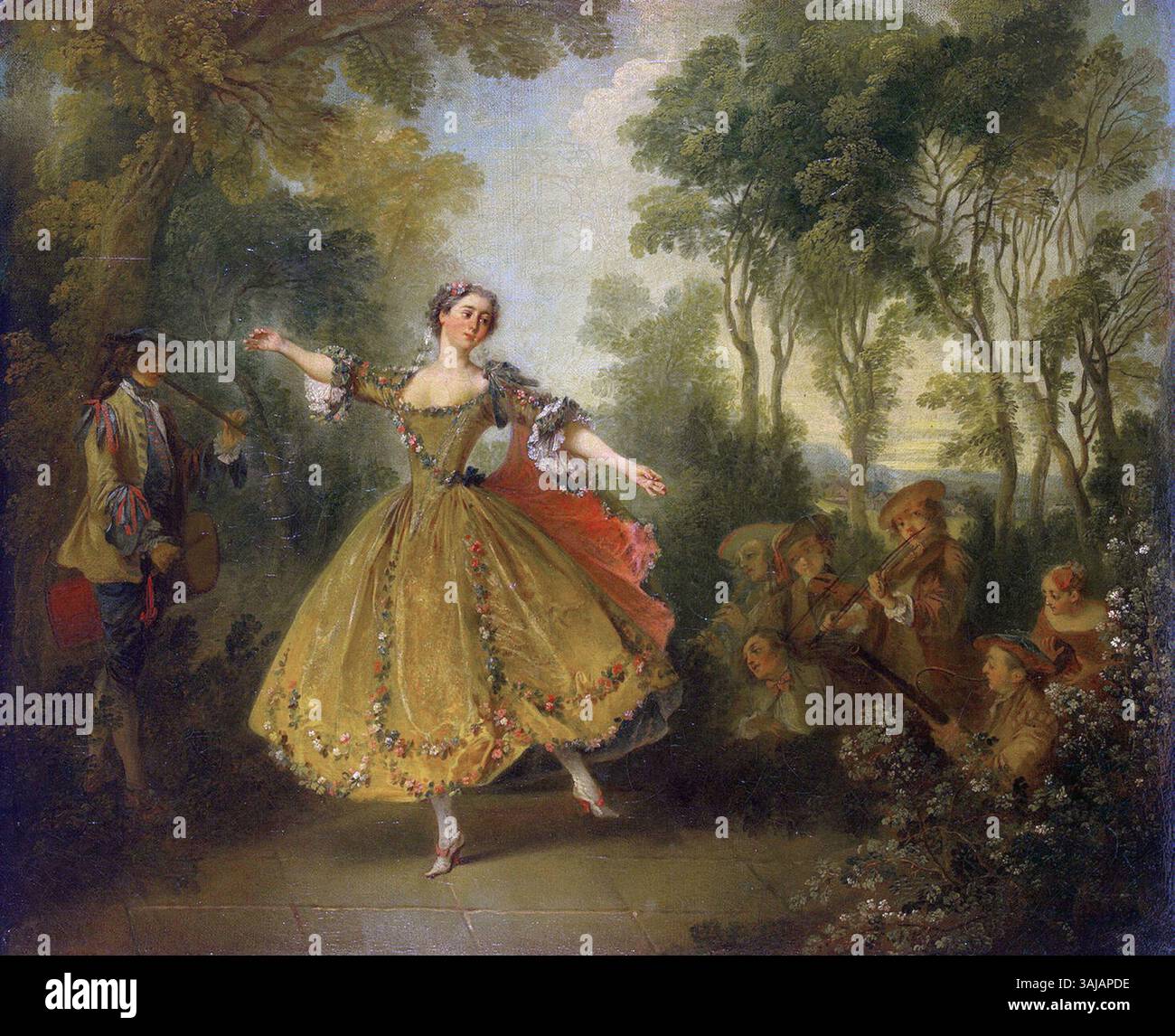 Nicolas Lancret's 'Marie Camargo' (circa 1730) is a portrait of the ...