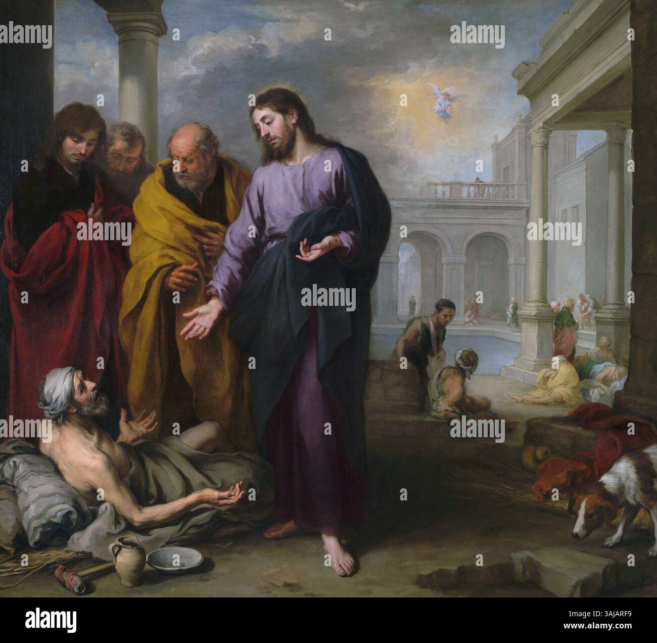 Bartolomé Esteban Murillo’s 1667-1670 painting 'Christ Healing the ...