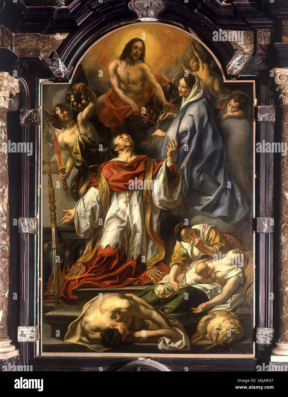 'Carolus Borromeus Interceding for the Plague Sufferers' (1655) by ...
