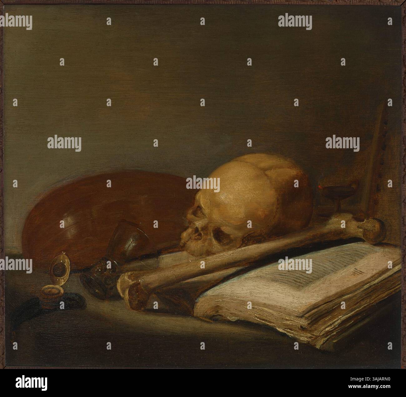 This still life painting from the Circle of Pieter Claesz depicts a ...