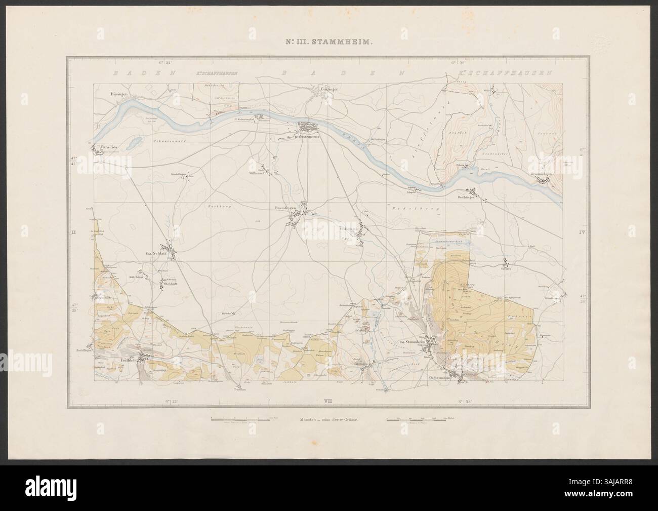 This map, created by Johannes Wild, Heinrich Enderli, and Johann Jakob ...