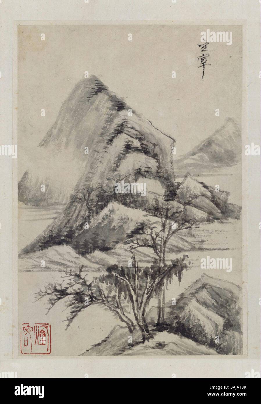 Dong Qichang's landscape paintings from the Ming dynasty highlight the ...