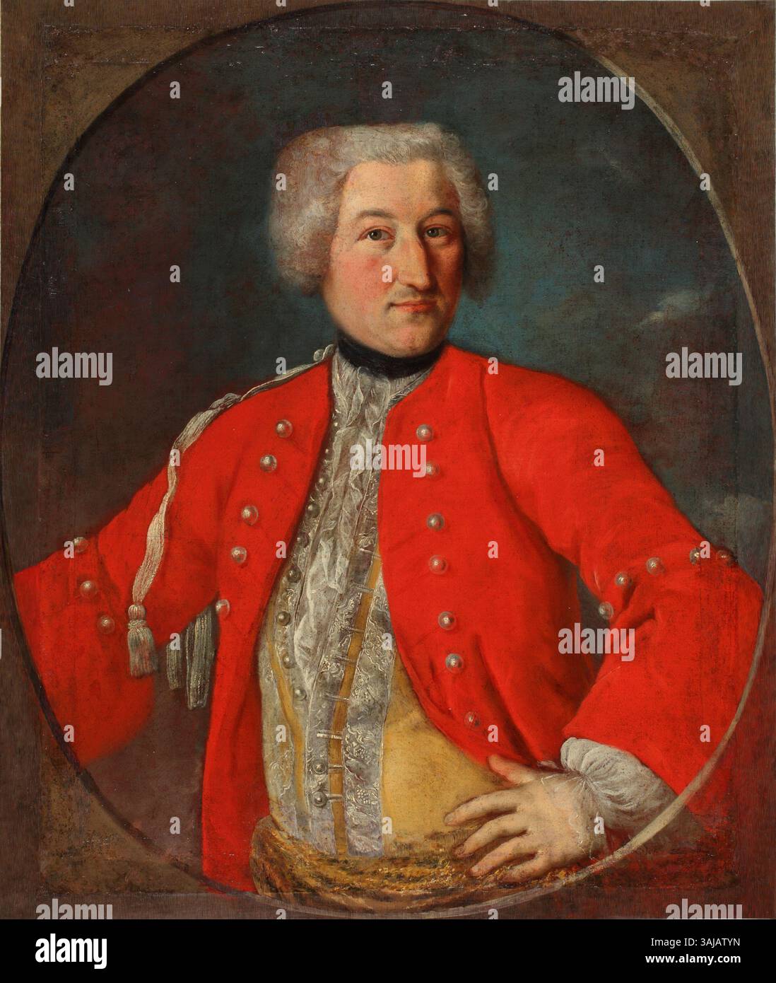 This 1734 portrait by Felix Anton Besold portrays Kritof Filip ...
