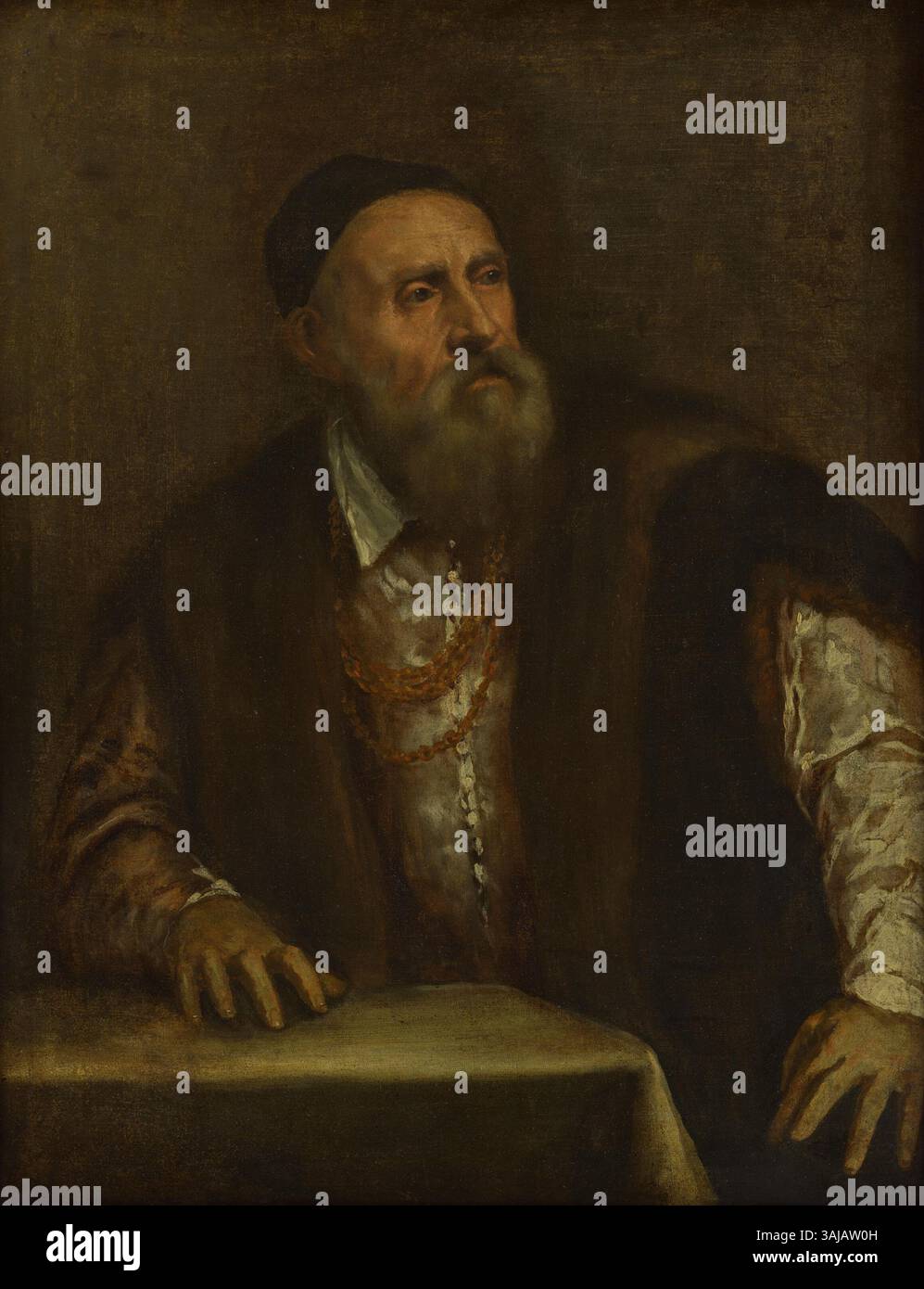 Titian’s *Self-Portrait* (circa 1550-1555) is a remarkable ...