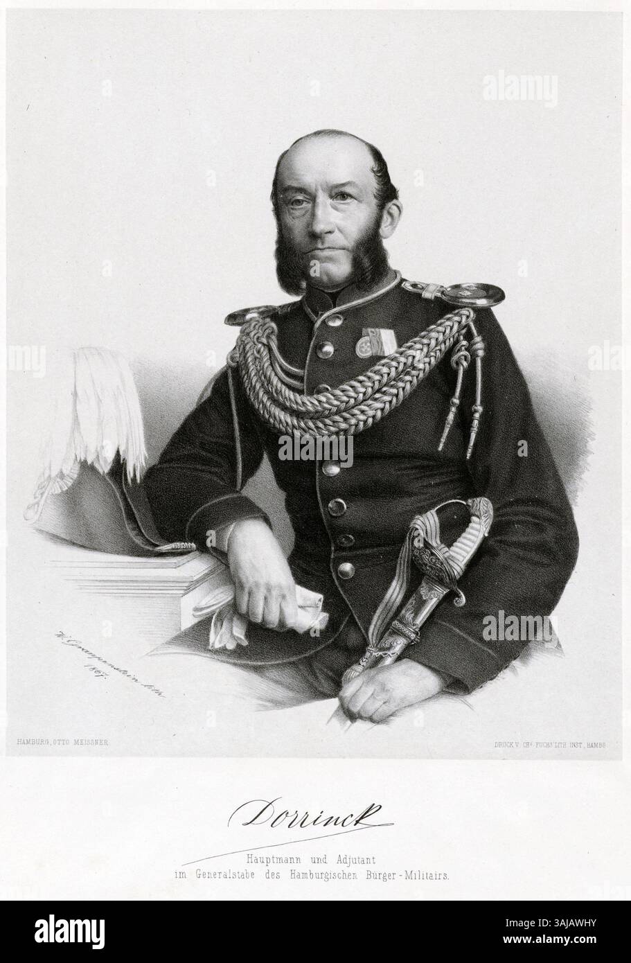 Another portrait of Dorrinck from 1867, by artists Friedrich Wilhelm ...