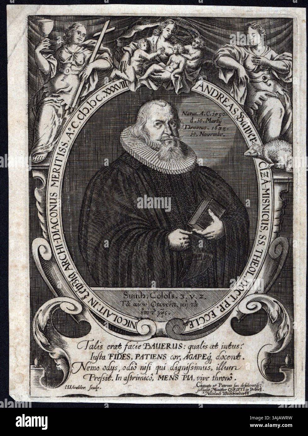 This formal 17th-century portrait, attributed to Johann Jacob Gabler (d ...