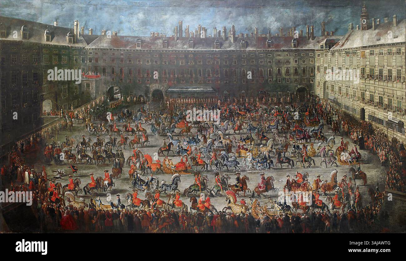 This painting by Franz Michael Augustin Purgau depicts an imperial ...