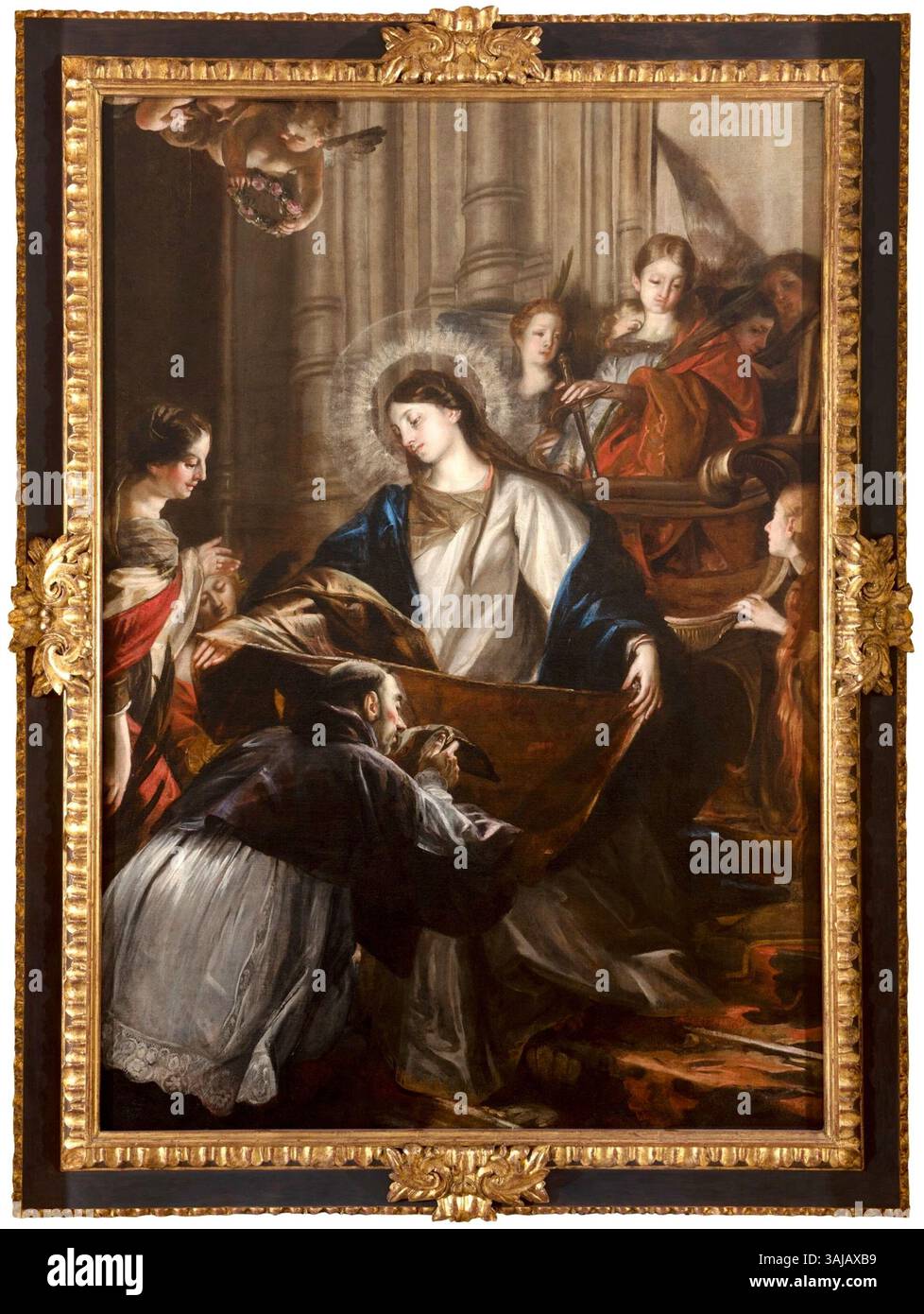 Juan Martín Cabezalero’s painting, 'The Chasuble of St. Ildephonsus ...