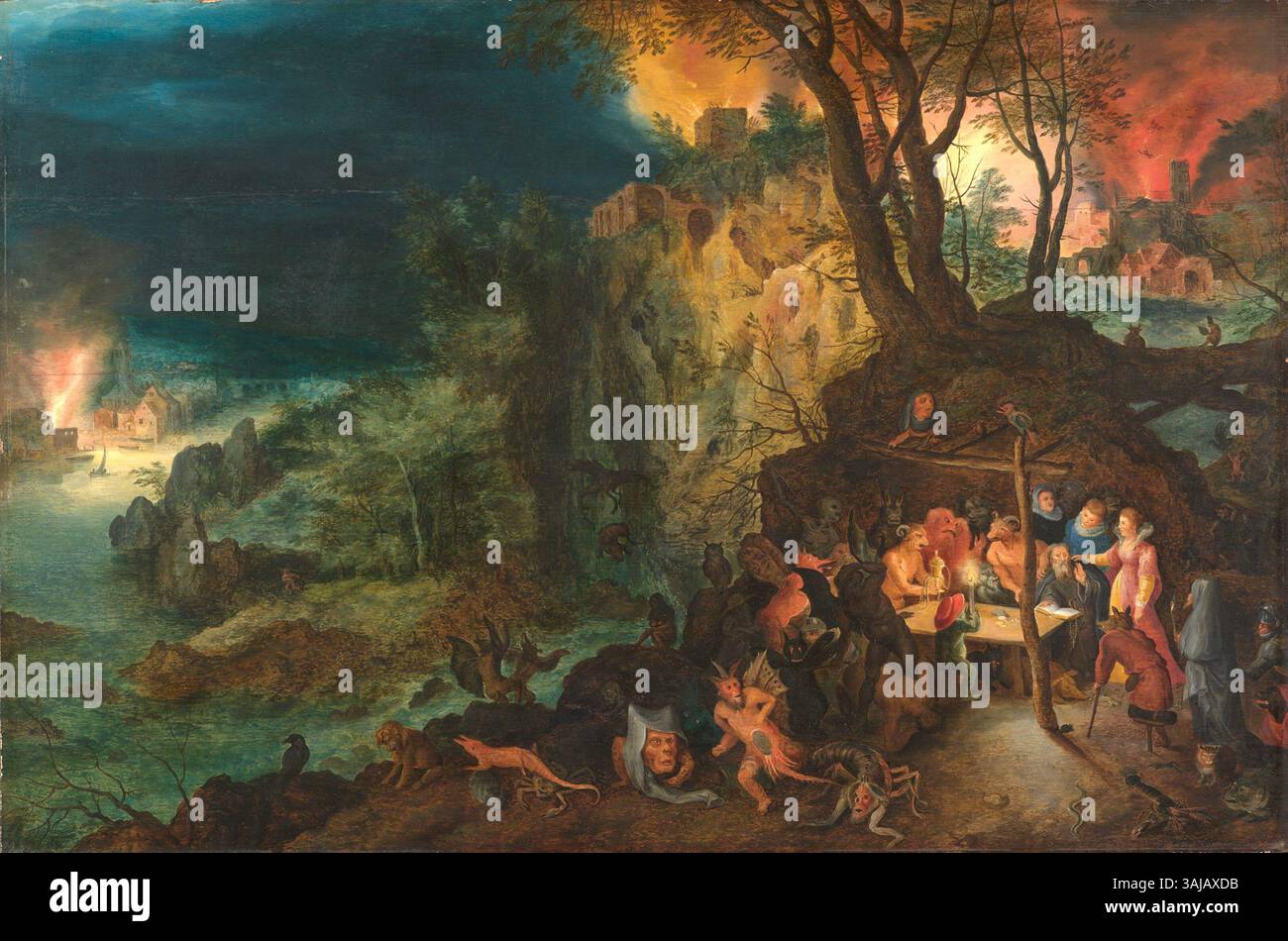 Jan Brueghel the Younger’s painting, The Temptation of St. Anthony, depicts the saint’s ...