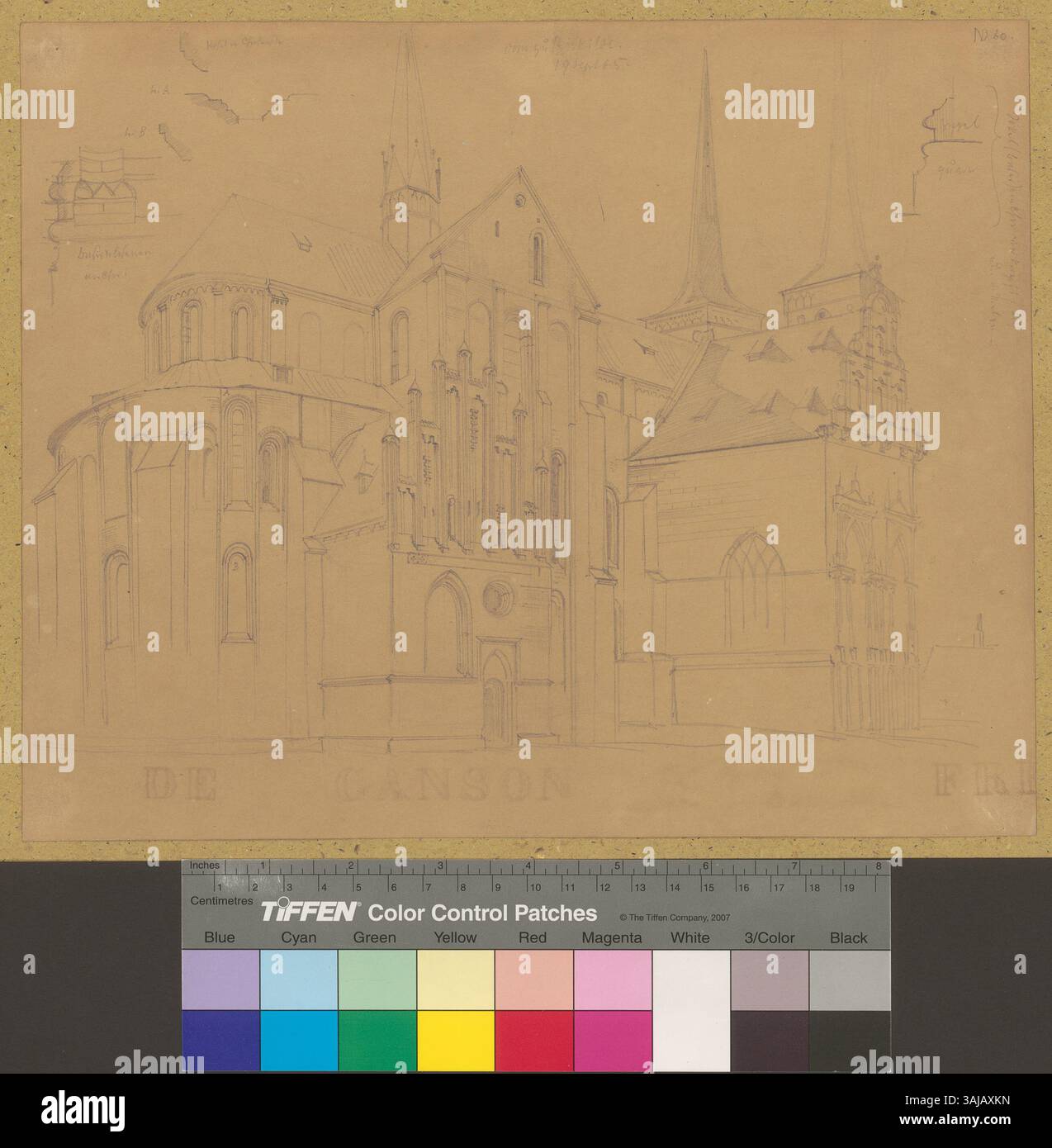 This depiction by Johann Rudolf Rahn from 1865 shows the Roskilde ...