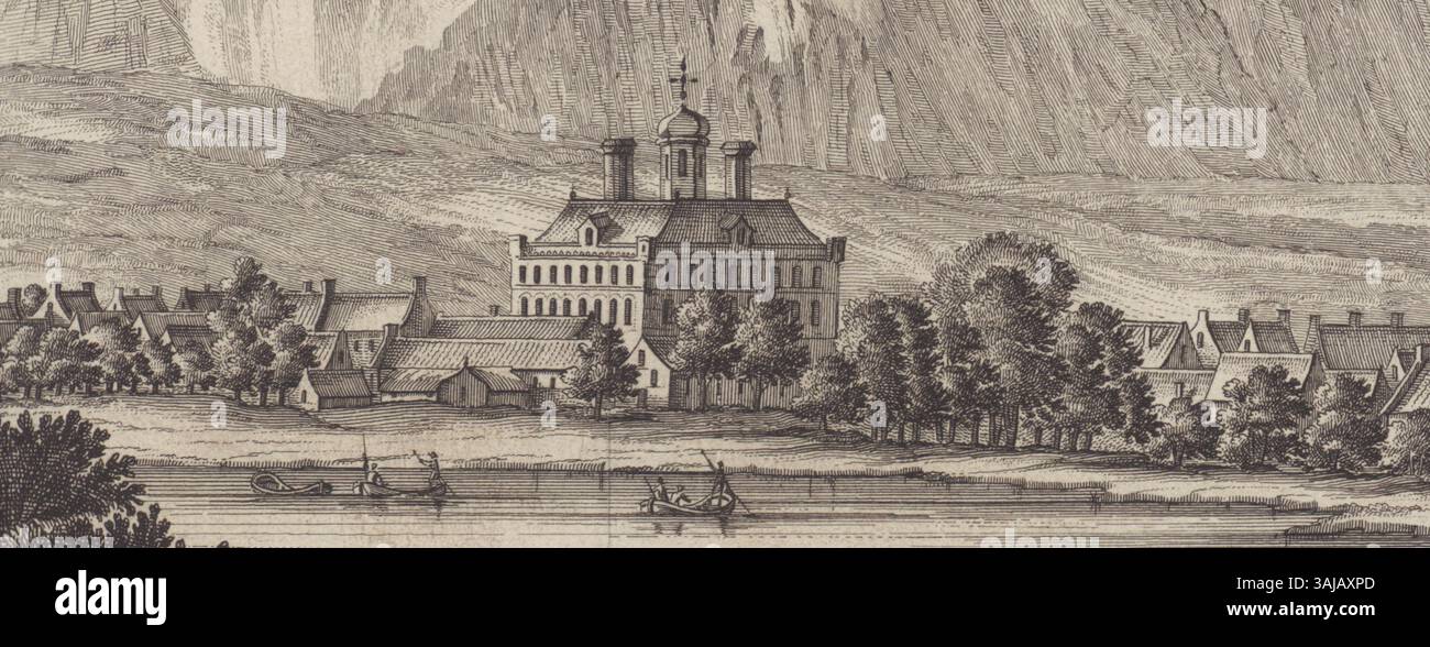 This wide-angle cropped view from John Slezer’s 1693 engraving 'The ...